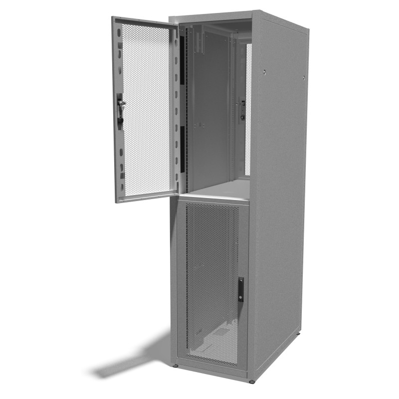 42u 800mm x 1000mm 2 Compartment CoLocation Server Rack | 2 Compartment CCS CoLocation Server ...