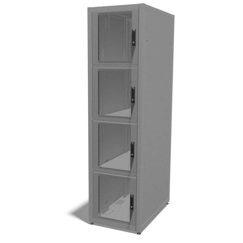 42u 600mm x 1000mm 4 Compartment CoLocation Server Rack | 4 Compartment ...