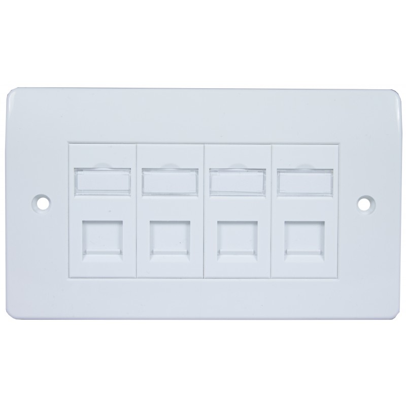 Cat6 FTP RJ45 Modules with Faceplate | Cat6 Modules & Outlets